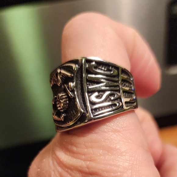 Accessories | Steel Marine Corps Ring Size 9 1 11 12 13 14 Ihave More ...